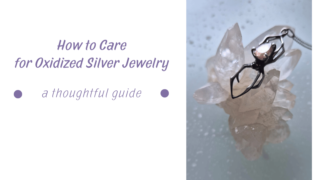 Jewelry care - How to Care for Oxidized Silver Jewelry with Gemstones ...